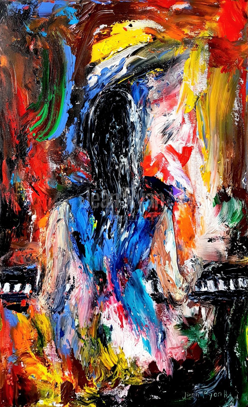 Piano Girl – Jean Ryan Art